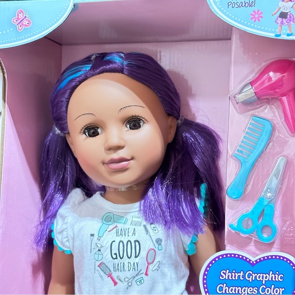 My Life As | Toys | My Life As Poseable Hairstylist Doll Playset 6 ...